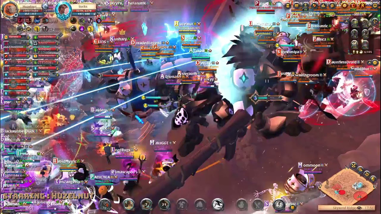 Albion Online Epic Battle I Nine Comp Vs Blue Army I ZVZ I Battle Mount ...