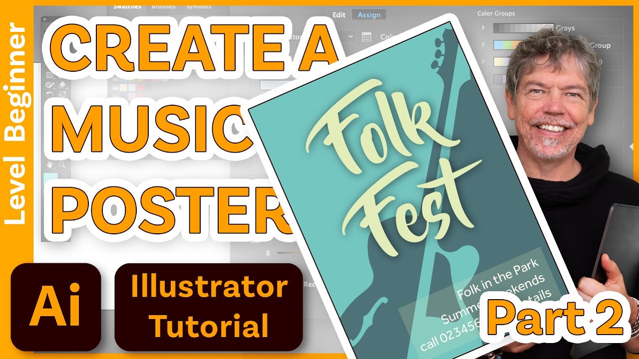 Learn to Create a Professional Music Poster in Adobe Illustrator - Part ...