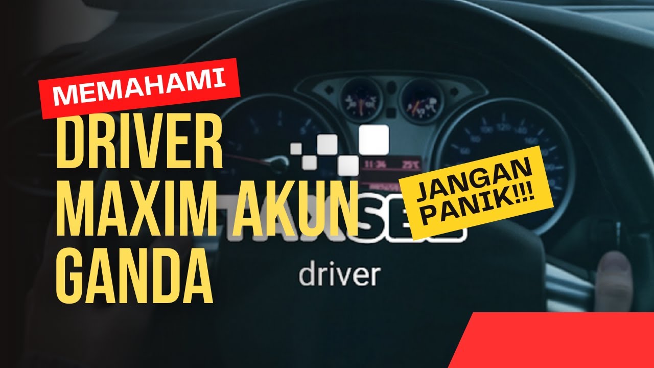 driver maxim main dua akun bisa gandakan penghasilan? tonton ini dulu ...
