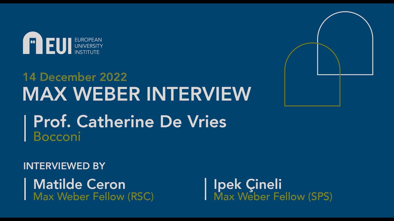 MW Interview with Professor Catherine De Vries, December 2022 - YouTube
