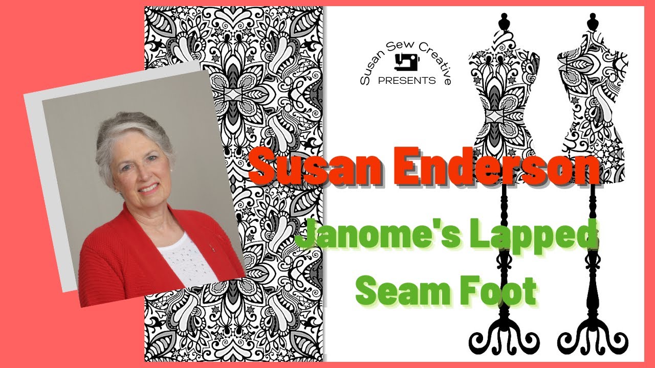 Janome Lapped Seam Foot for your sewing machine - YouTube