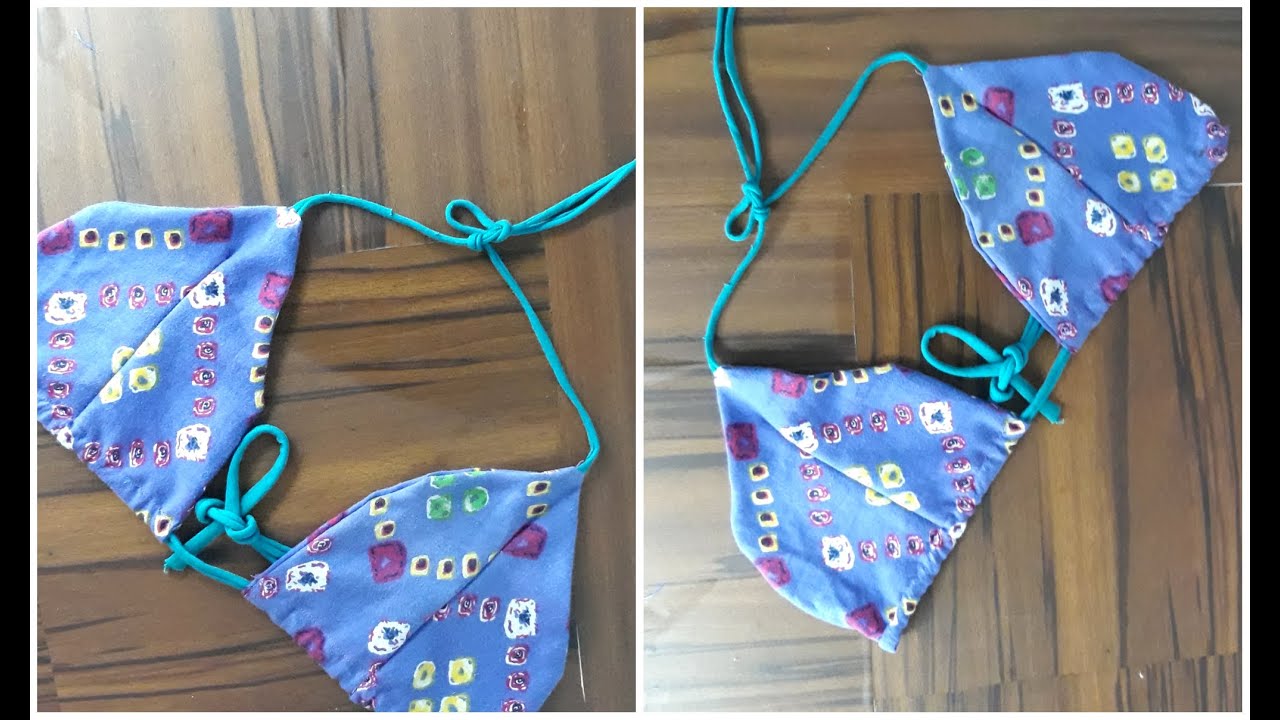 DIY Bikini Top | easy Steps | बिकिनी टॉप - YouTube