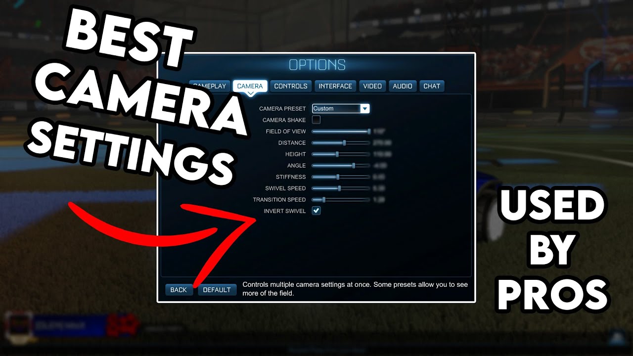 BEST CAMERA SETTINGS USED BY PROS │ Rocket League - YouTube