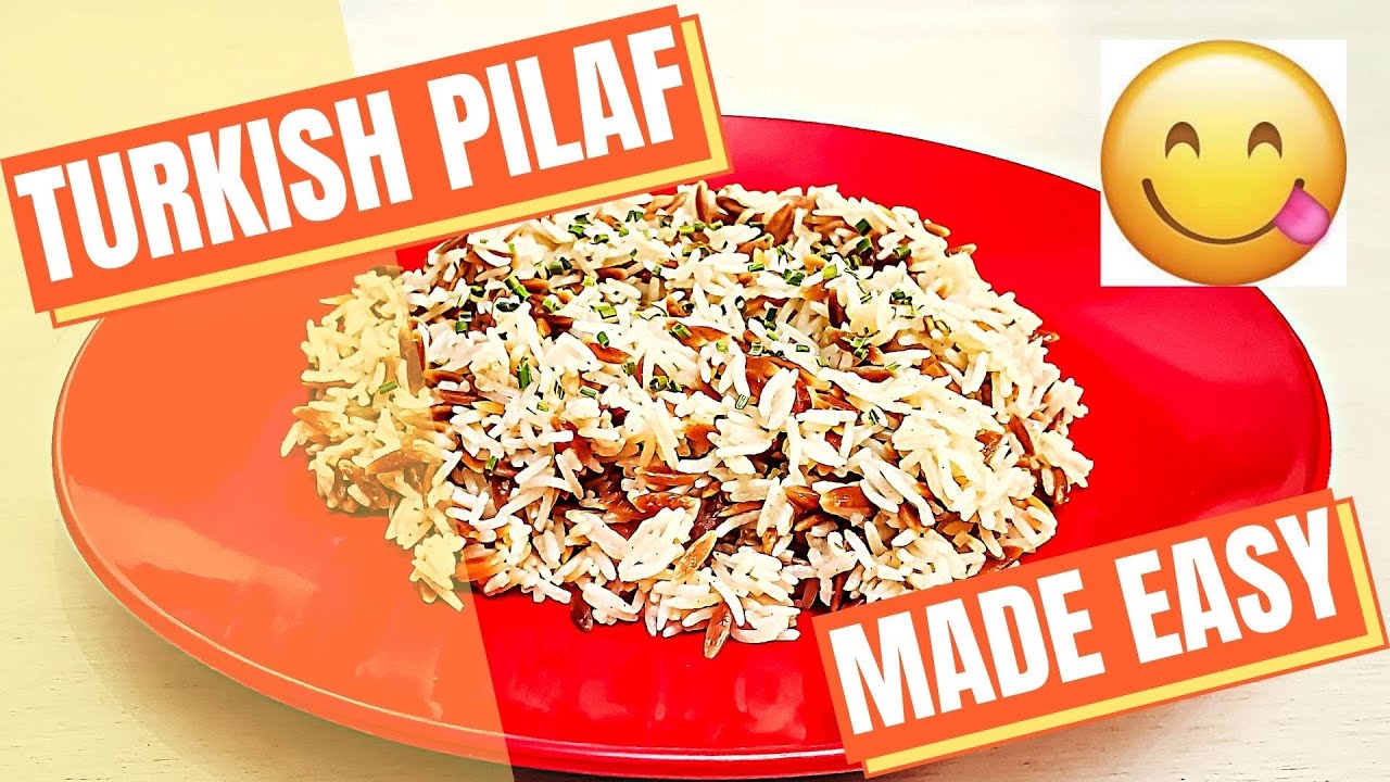 HOW TO MAKE Turkish pilaf with orzo “Şehriyeli Pilav” - YouTube