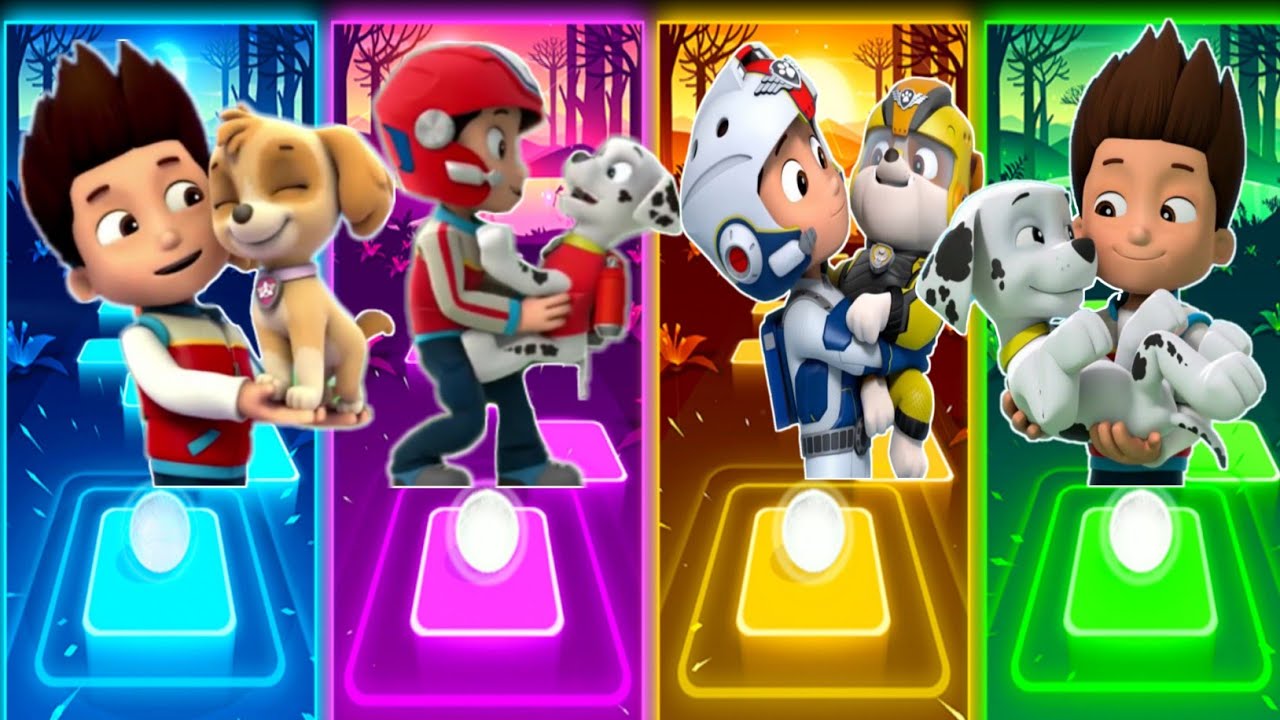 Go Go Ryder & Music Cover Coffin Dance Song 🎶 In Tiles Hop Edm Rush ...