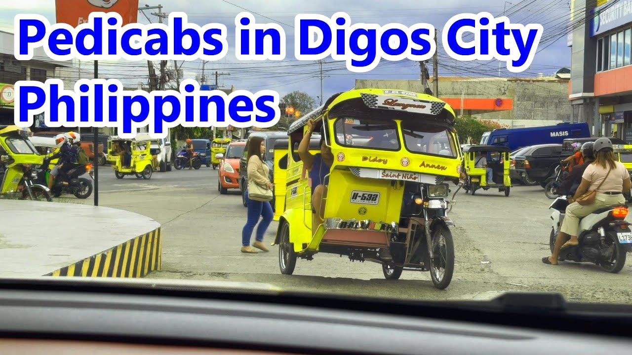 Pedicabs in Digos City - YouTube