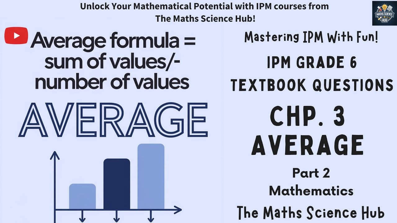 Grade 6 Average | IPM IMO- Part 2 | Mathemagic #maths #IPM #imo #class6 ...