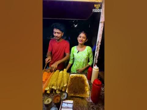 Guwahati Most Viral Sweet Couple Selling Cheese Wala Spiral Potato Rs 70/- only - YouTube