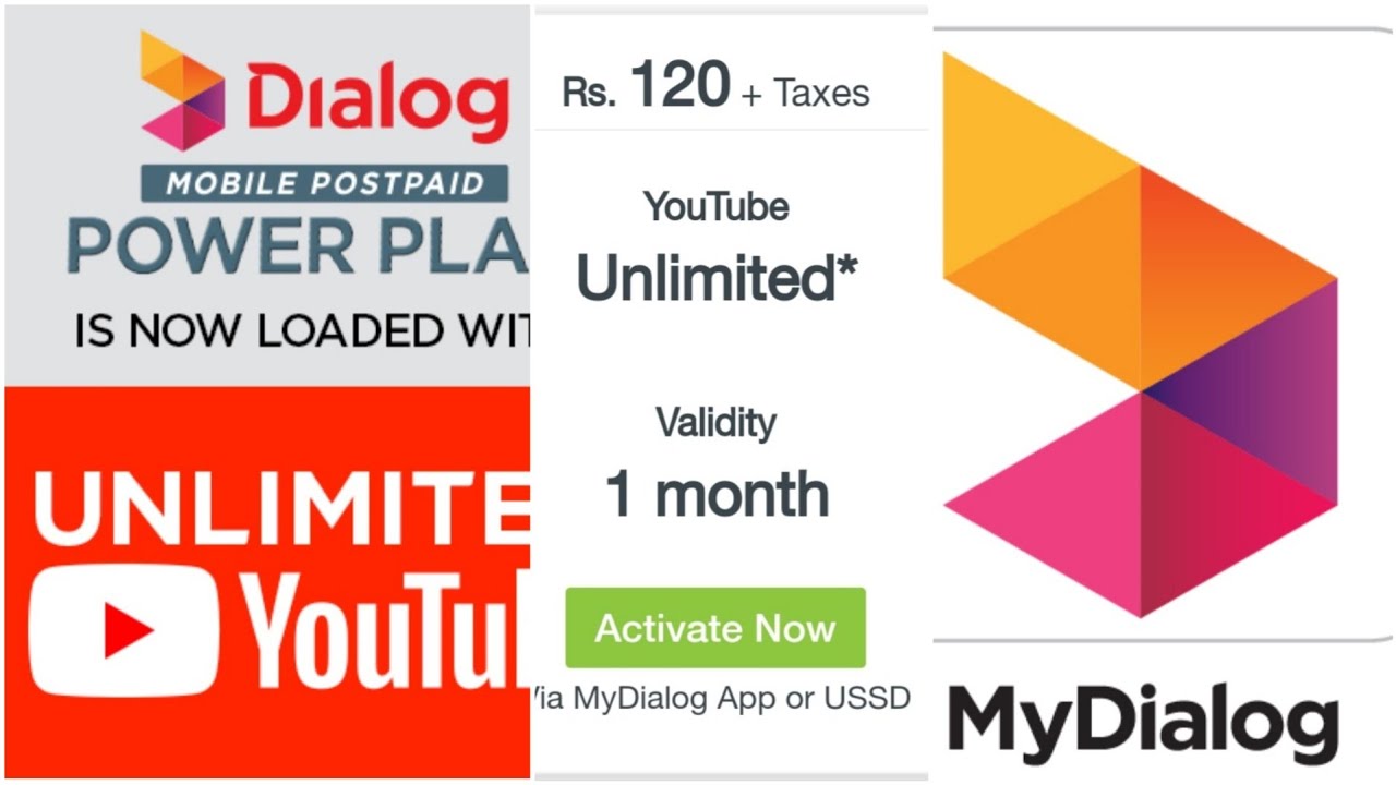 Unlimited Youtube Power Plan in Dialog +120 - YouTube