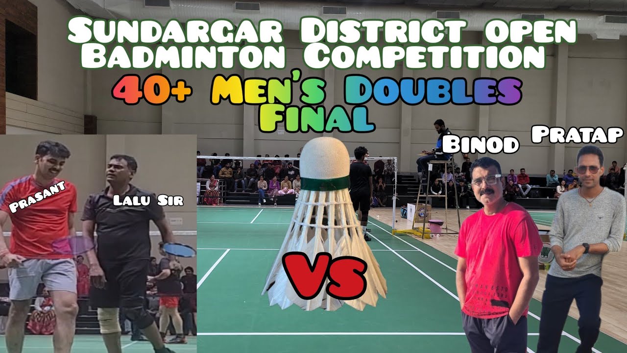 40+ Men's Doubles final Lalu sir and Prasant Vs Binod and Pratap - YouTube