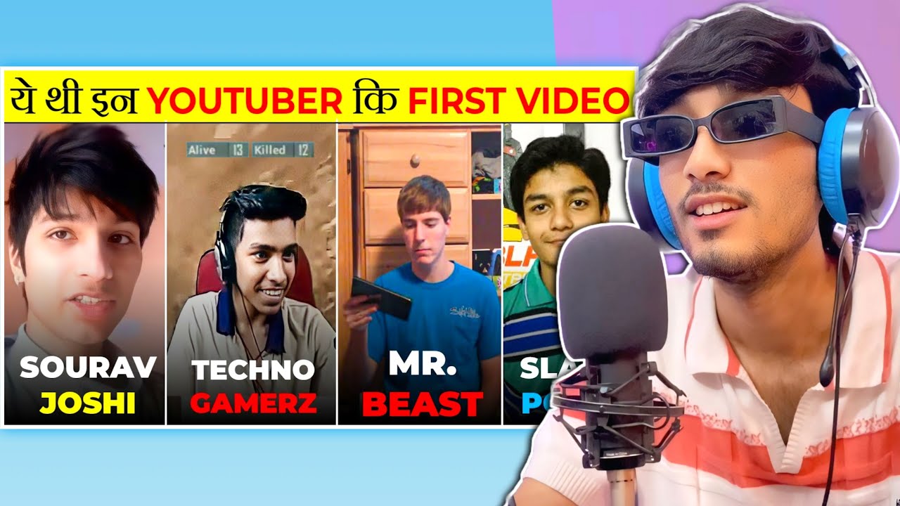 Toh ! Yeh Thi In YouTubers Ki First Video ?😱 || YouTuber First Video ...