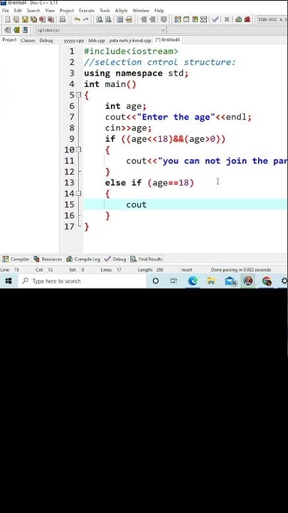 selection control structure c++ language coding for beginners ...