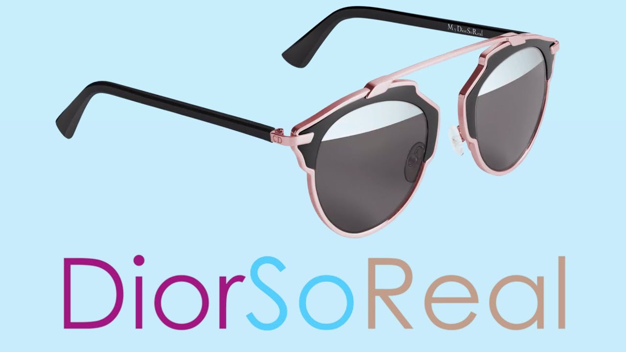 Dior So Real Sunglasses collection - YouTube
