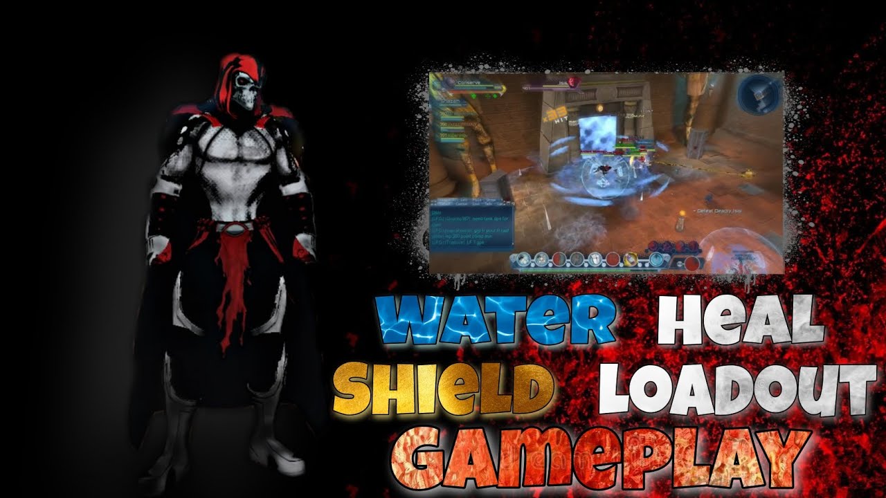 DCUO: Water Heal (Shield Loadout) GPe+ Gameplay - YouTube