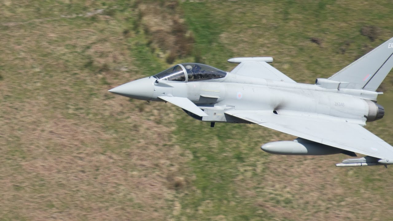 Typhoon Low Level Flight Mach Loop, BWLCH - YouTube