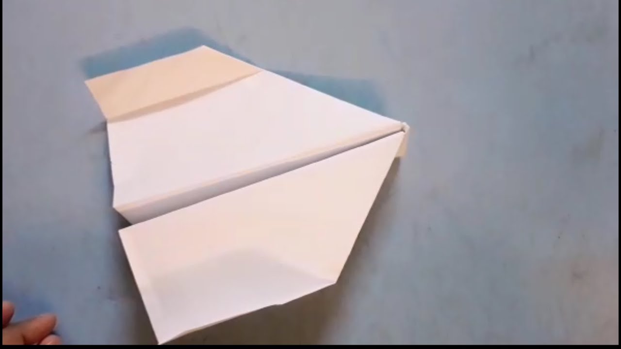 how to make a easy paper jet..easy super paper jet. - YouTube