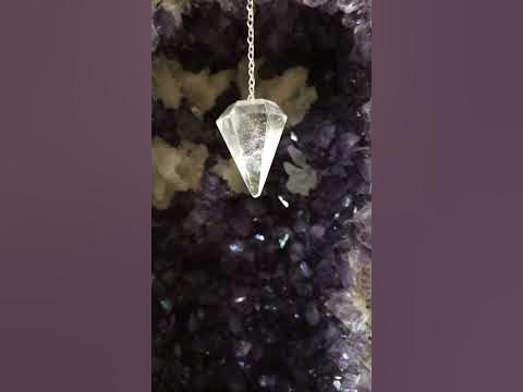 Маятник из горного хрусталя в магазине "Остров сокровищ" - YouTube