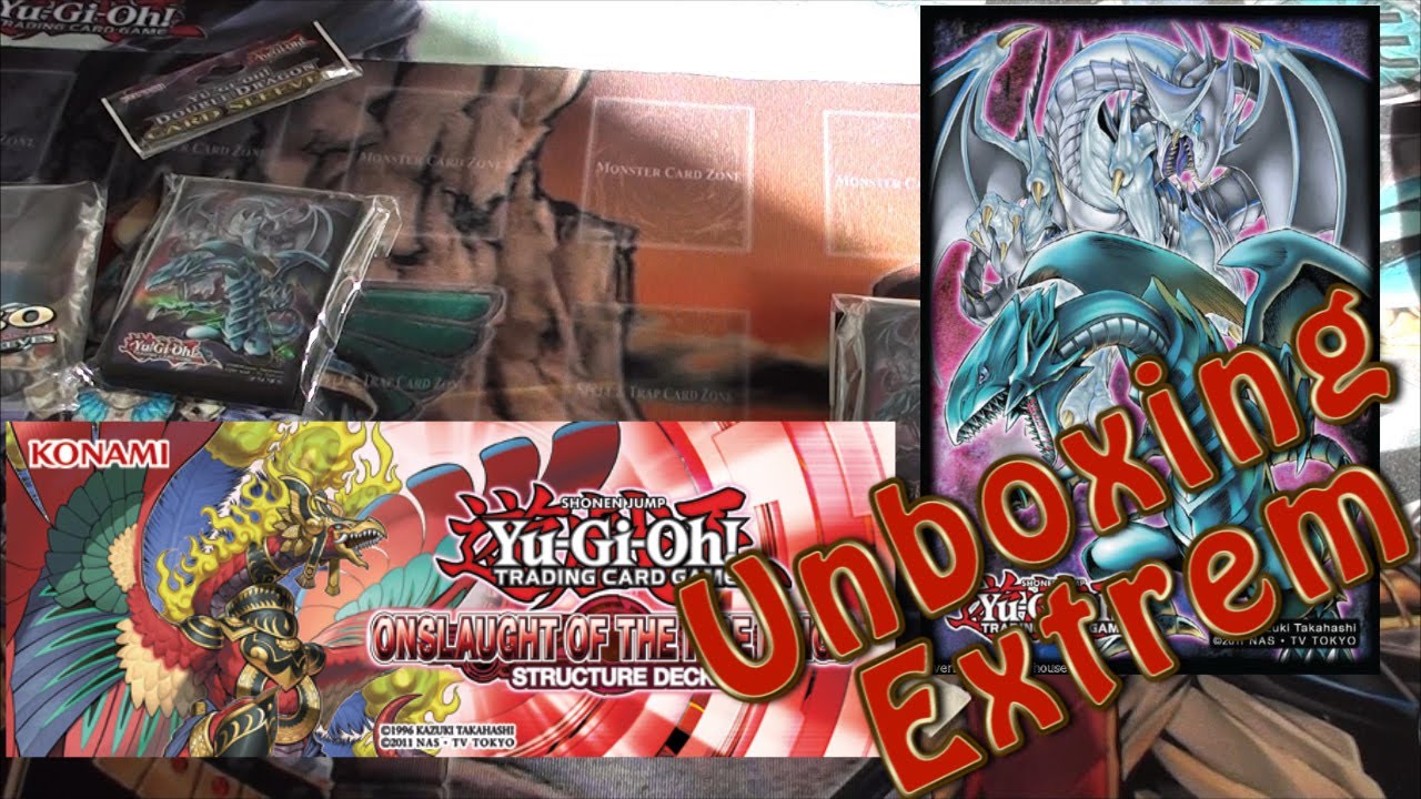 Bestes Unboxing des Yu Gi Oh! Onslaught of the Fire Kings-Structure ...