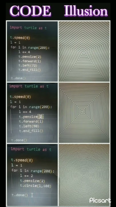 making illusion using python #pythonprogramming - YouTube