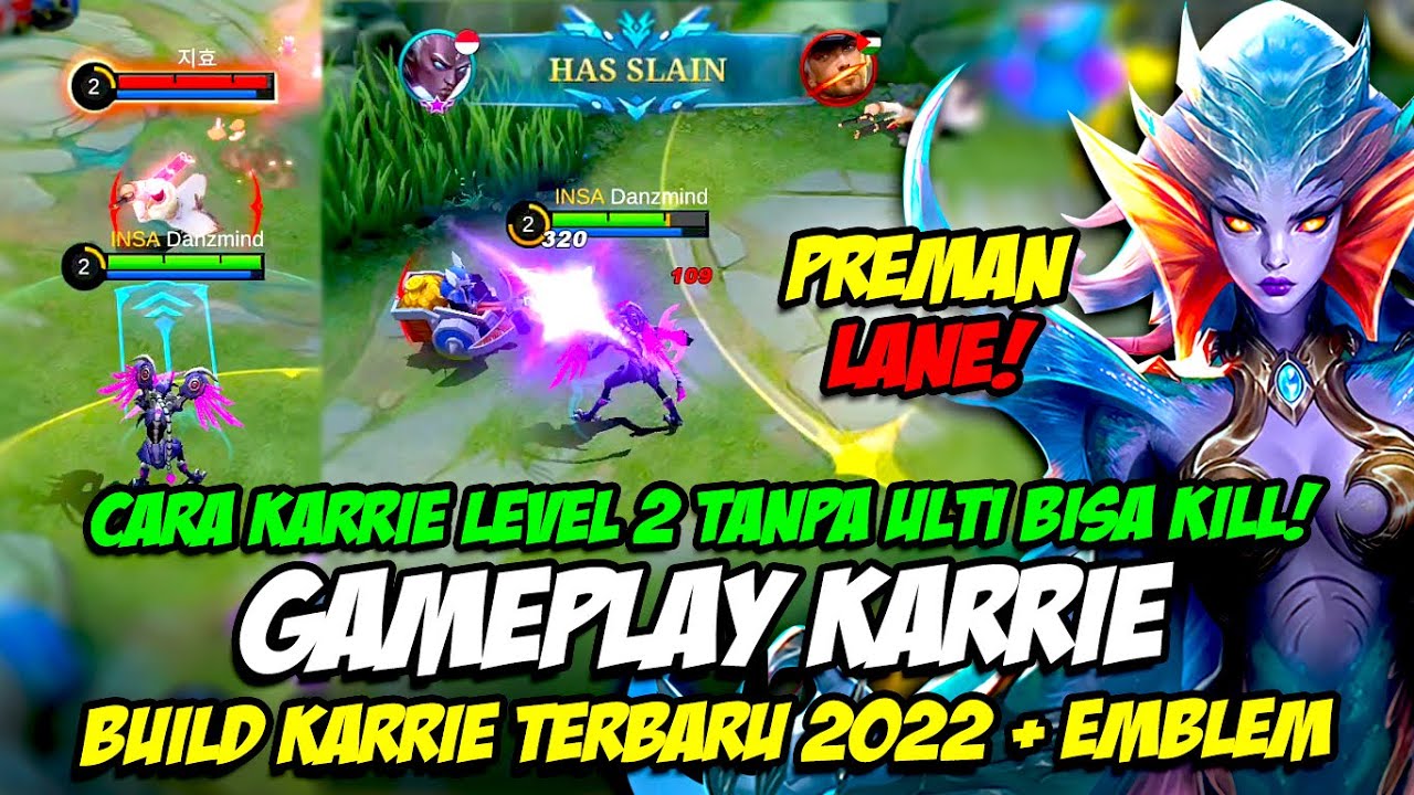 GAMEPLAY KARRIE | BUILD KARRIE PATCH TERBARU USER KARRIE HARUS PAHAM ...