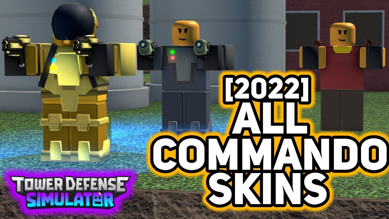 [Easter Update] All Commando Skins - Tower Defense Simulator - YouTube