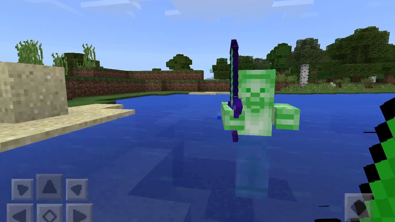 minecraft pocket edition Green steve addon - YouTube