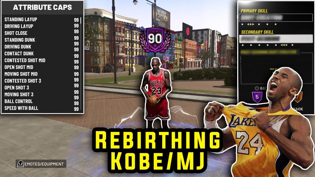 NBA 2K19 Rebirthing MJ/Kobe Into The Modern Day NBA! Post Scoring Sh0t ...