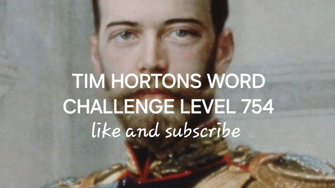 Tim Hortons Word Challenge Level 754 #timhortons #free #newvideo # ...