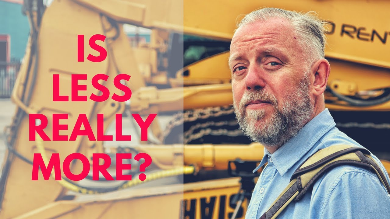 Is less REALLY more? - YouTube