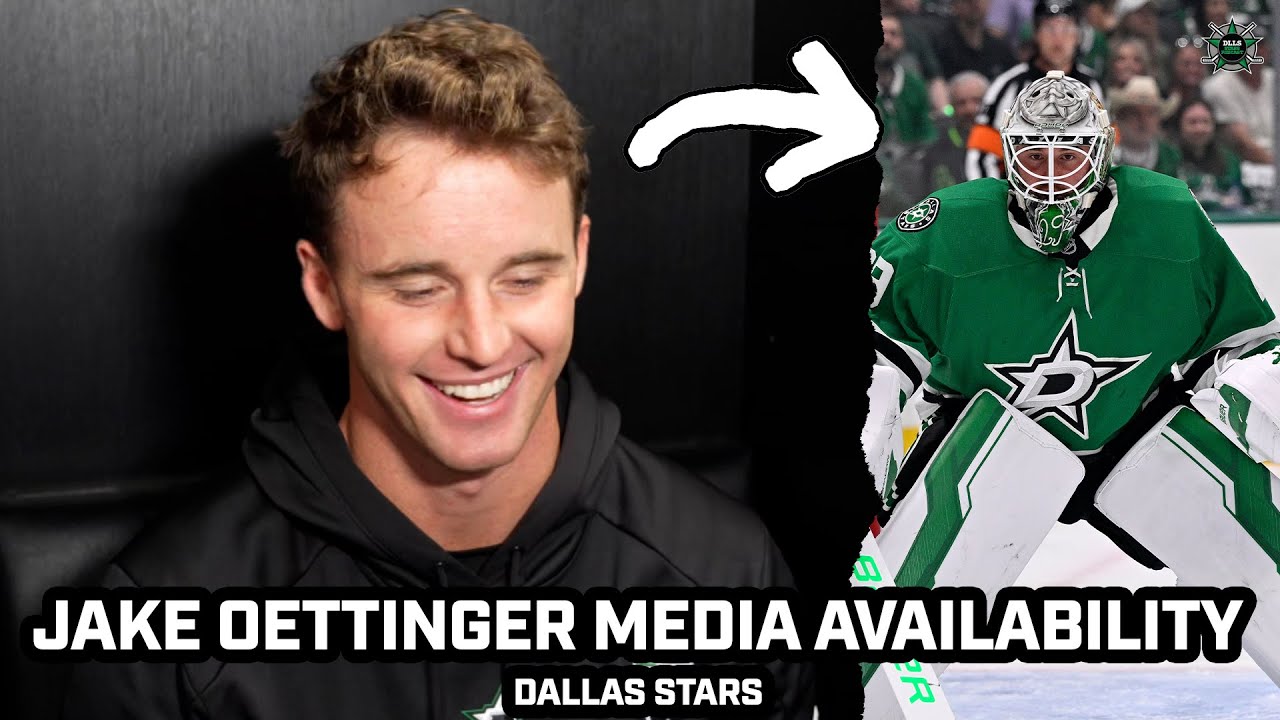 Jake Oettinger On New Dallas Stars Coaching Staff & Olympic Hopes - YouTube