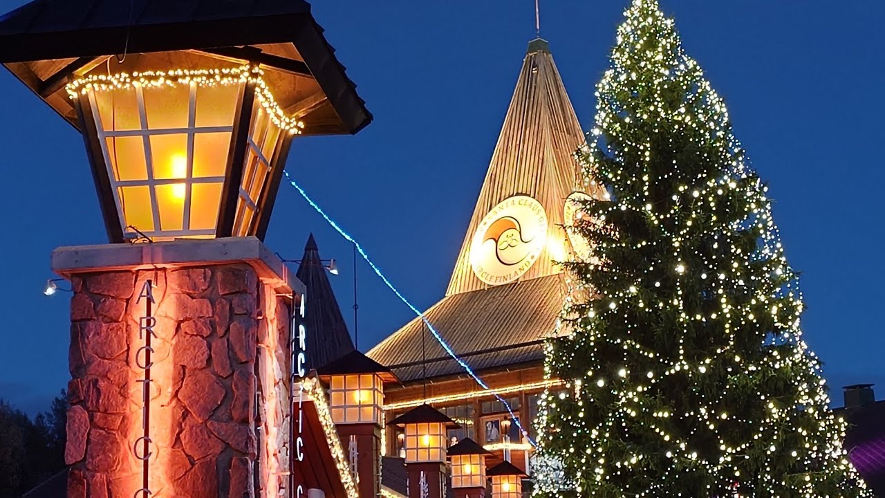 New Christmas Tree 🎄 Santa Claus Village Live by Santatelevision ...