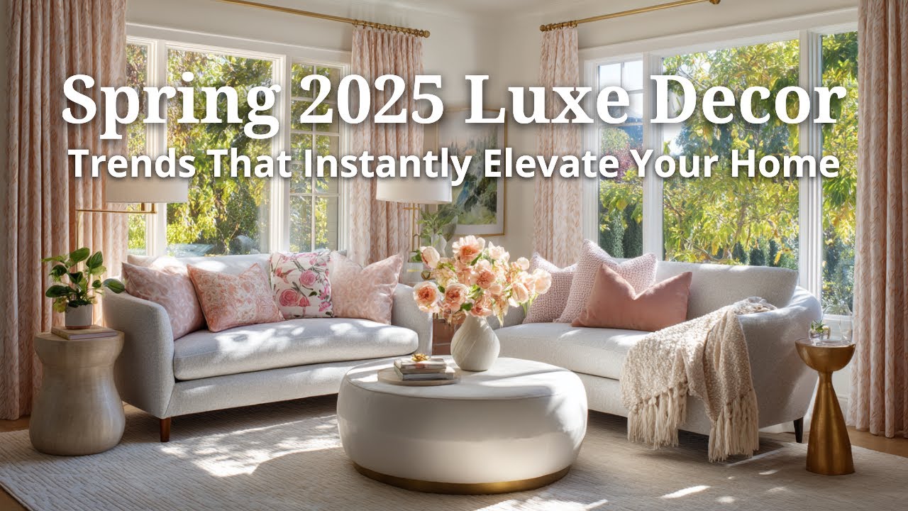Spring 2025 Luxe Decor Trends That Instantly Elevate Your Home! - YouTube