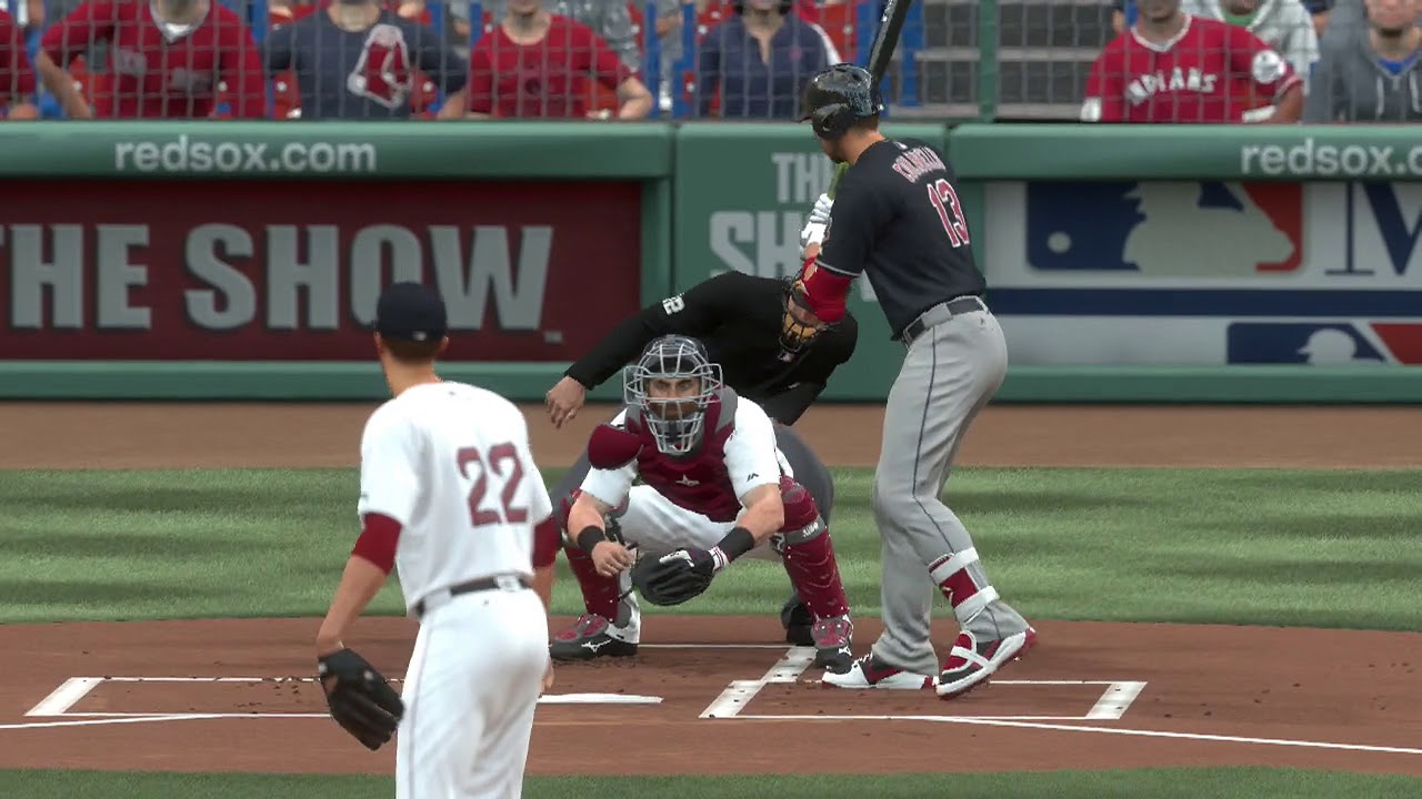 MLB 17 The Show (PS4) (Boston Red Sox Season Mode) Game #108 - CLE ...