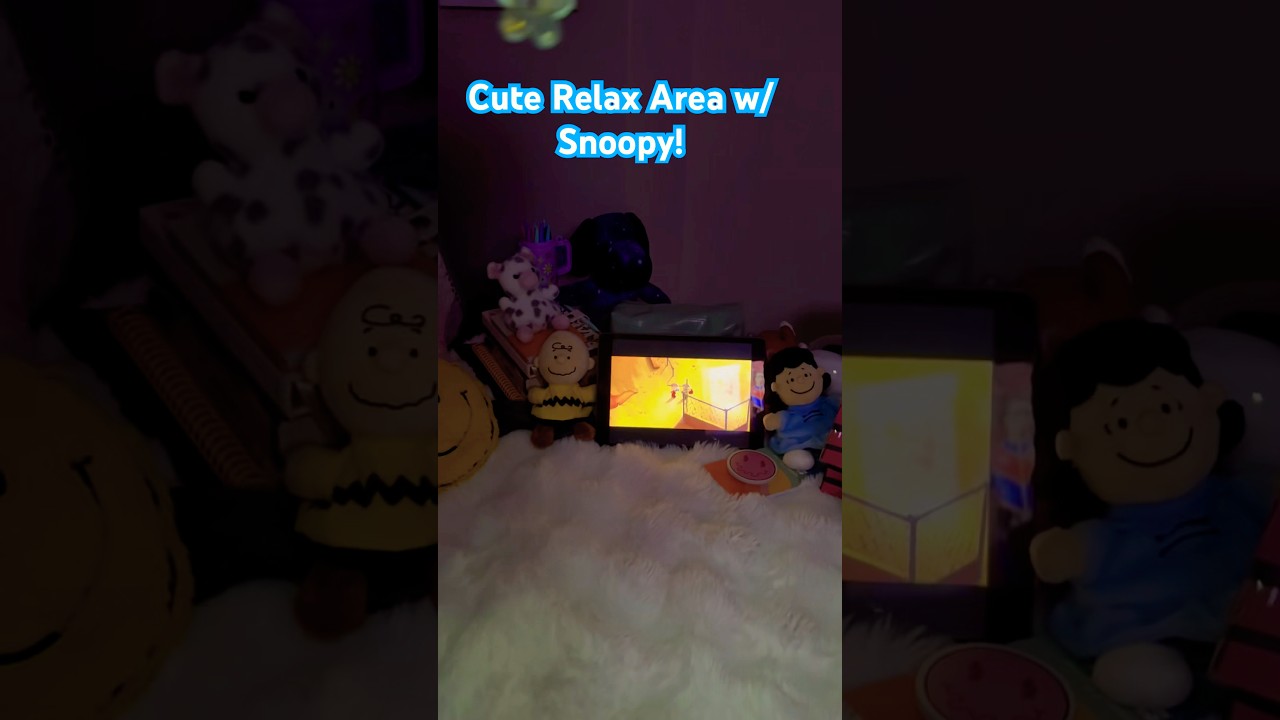 Cute Snoopy Relax Area! #snoopy #cute #relax - YouTube