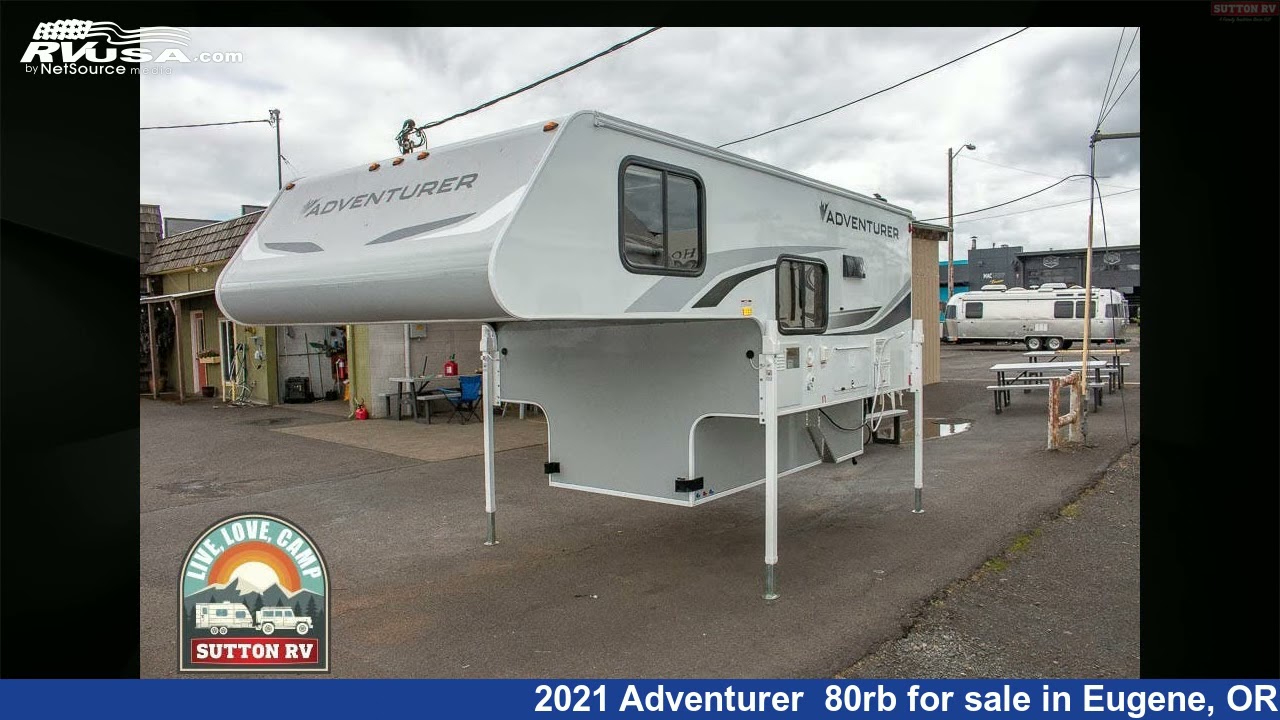 Remarkable 2021 Adventurer 80rb Truck Camper RV For Sale in Eugene, OR ...