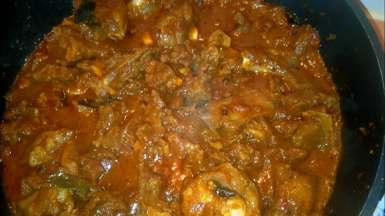 Andhra Style SPICY MUTTON CURRY - YouTube