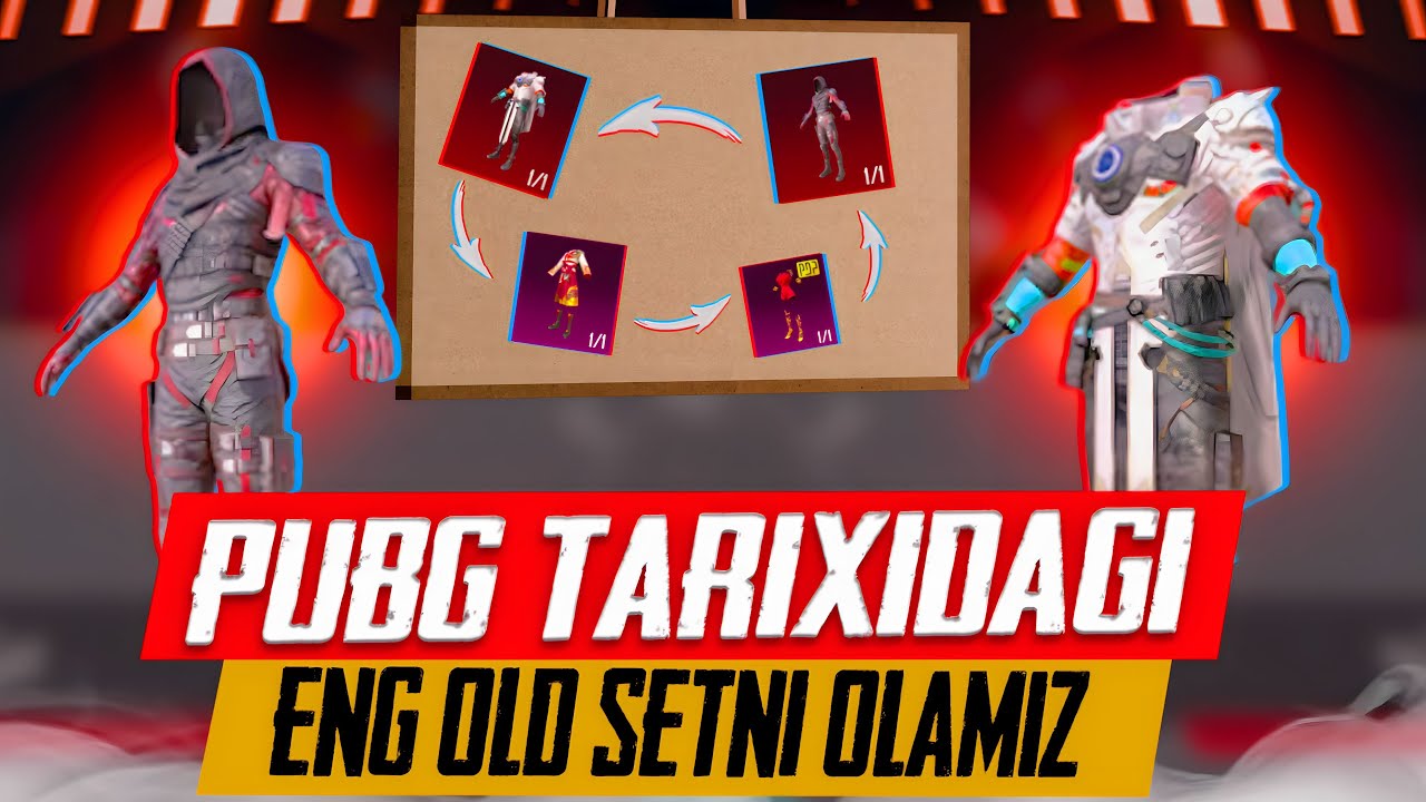 Pubg tarixidagi eng old setni oldik | Pubgerlani orzusidagi kiyimlar ...