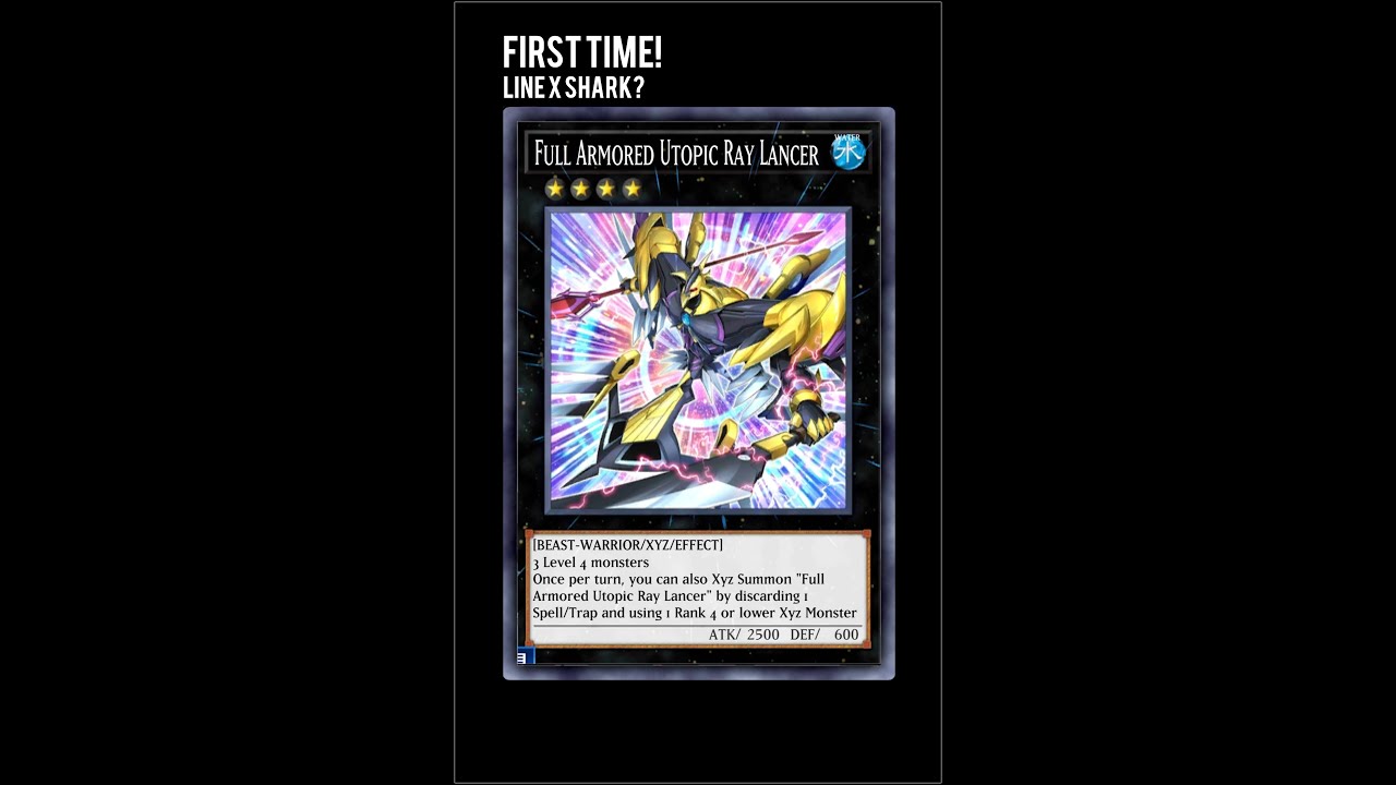 Yugioh Duel Links - First Time! Shark summon Full Armored Utopic Ray ...