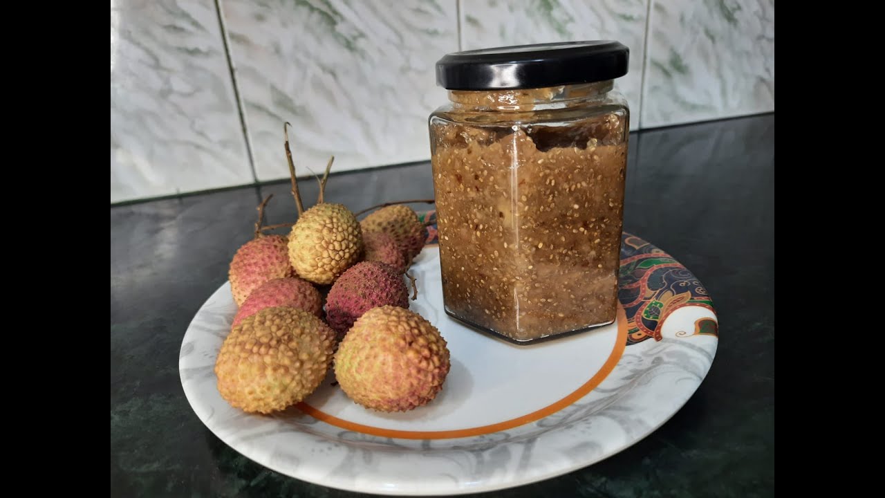 बच्चों का favourite Litchi Jam | Sweet and healthy homemade jam recipe ...