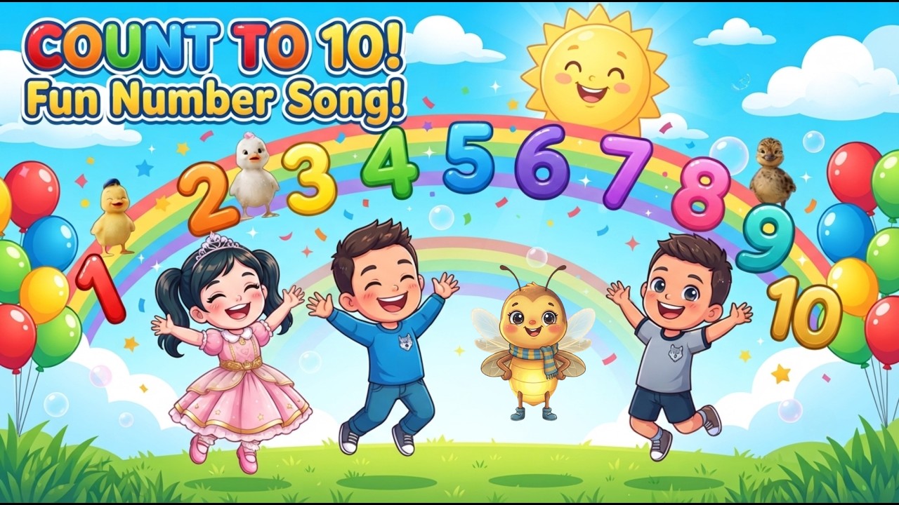Counting 1-10 | Fun Learn-to-Count Song for Preschoolers - YouTube