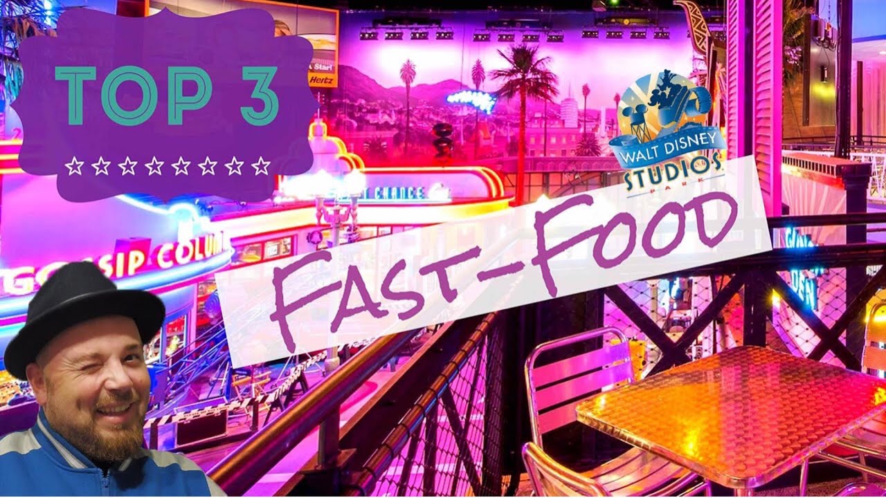 TOP 3 Walt Disney Studios - Fast-food - YouTube