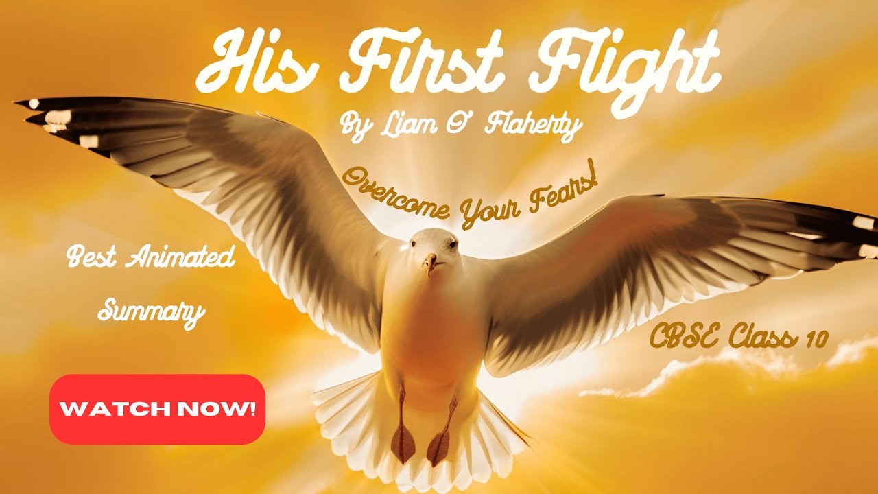 His First Flight – Animated Summary for Class 10! 🌟 - YouTube