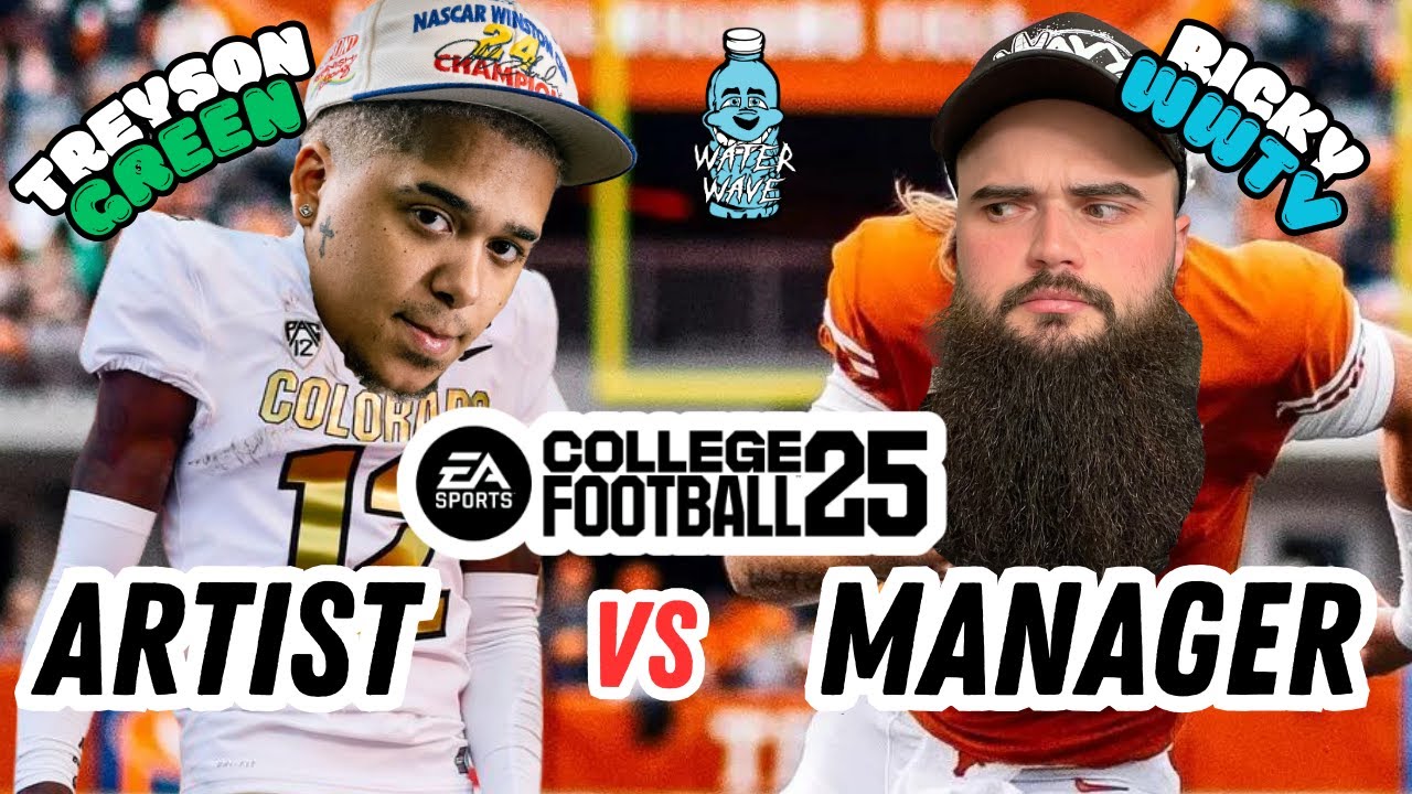 Artist VS Manager College Football 25 - YouTube