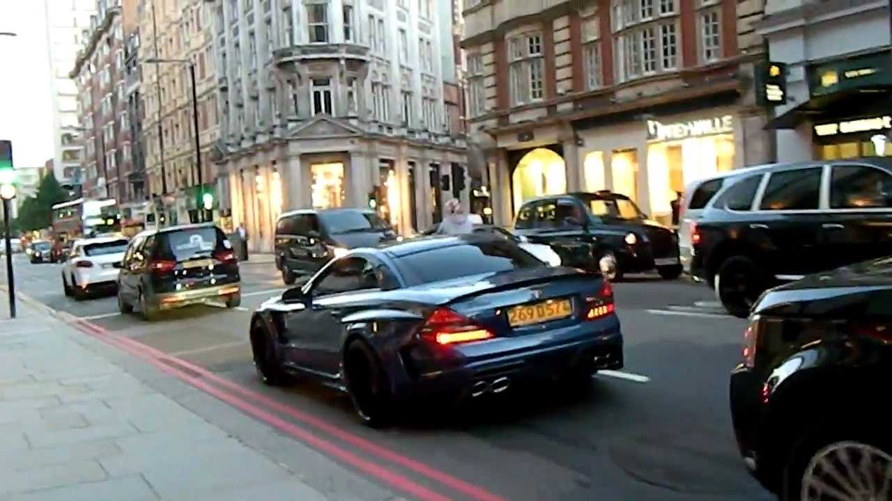 750hp Arab FAB DESIGN Mercedes SL Ultimate in London! Driving Scenes ...