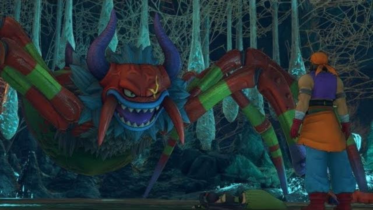 Dragon Quest XI Boss Fight Gameplay #5 The Demonic Spider - YouTube