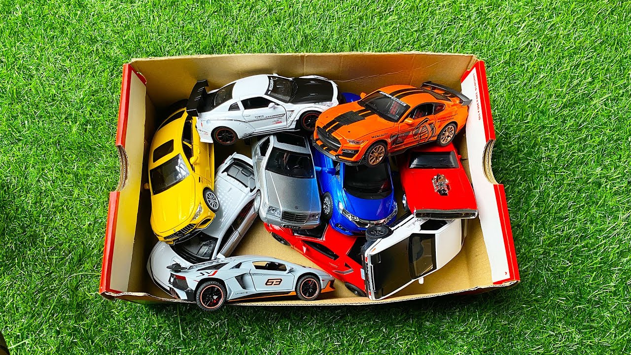 Box Full of Cars, Roll Royce, Lamborghini, Ferrari, Porsche, Bmw ...