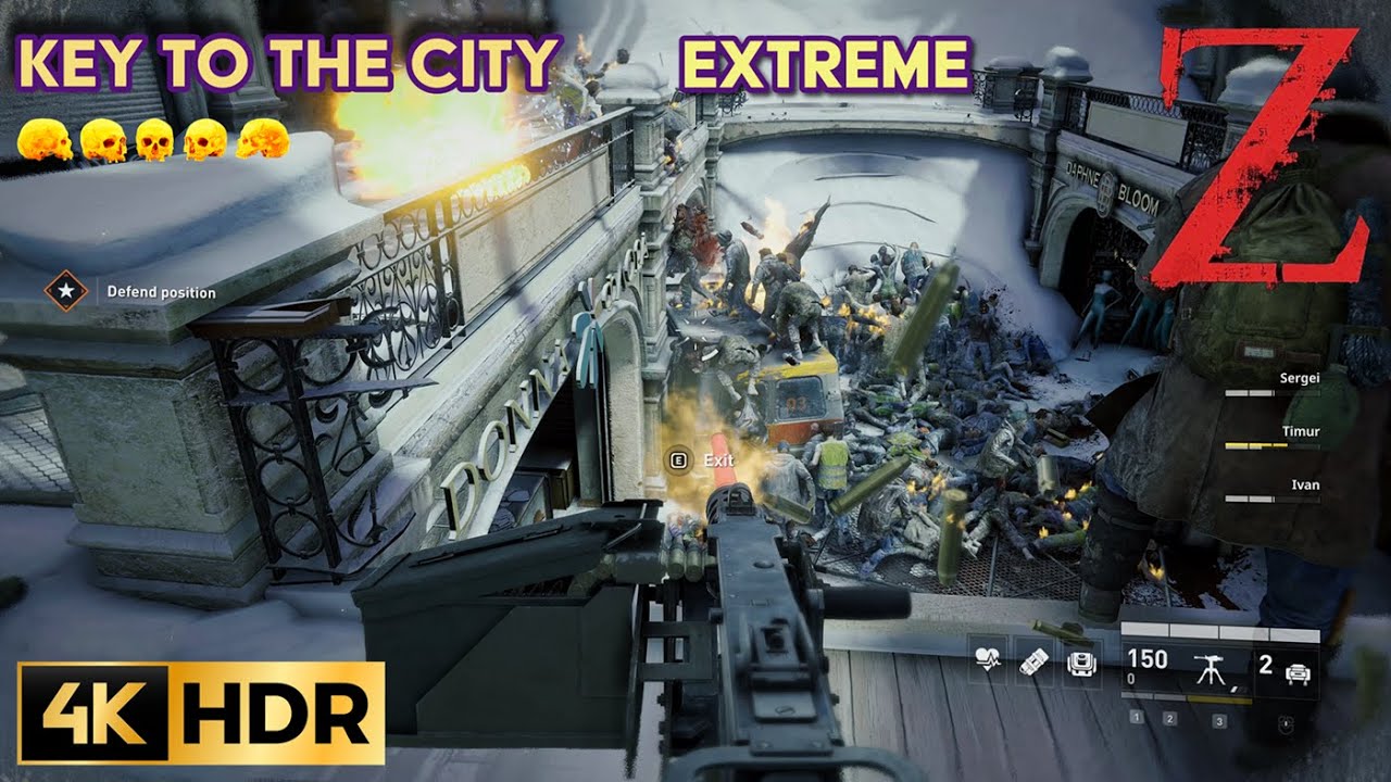 World War Z Moscow: Key to the City | Extreme Exterminator Class 🔥 4K ...