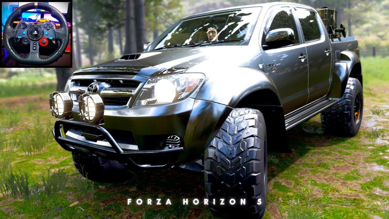 Forza Horizon 5| Toyota Hilux AT38 | Steering Wheel Gameplay #fh5 # ...