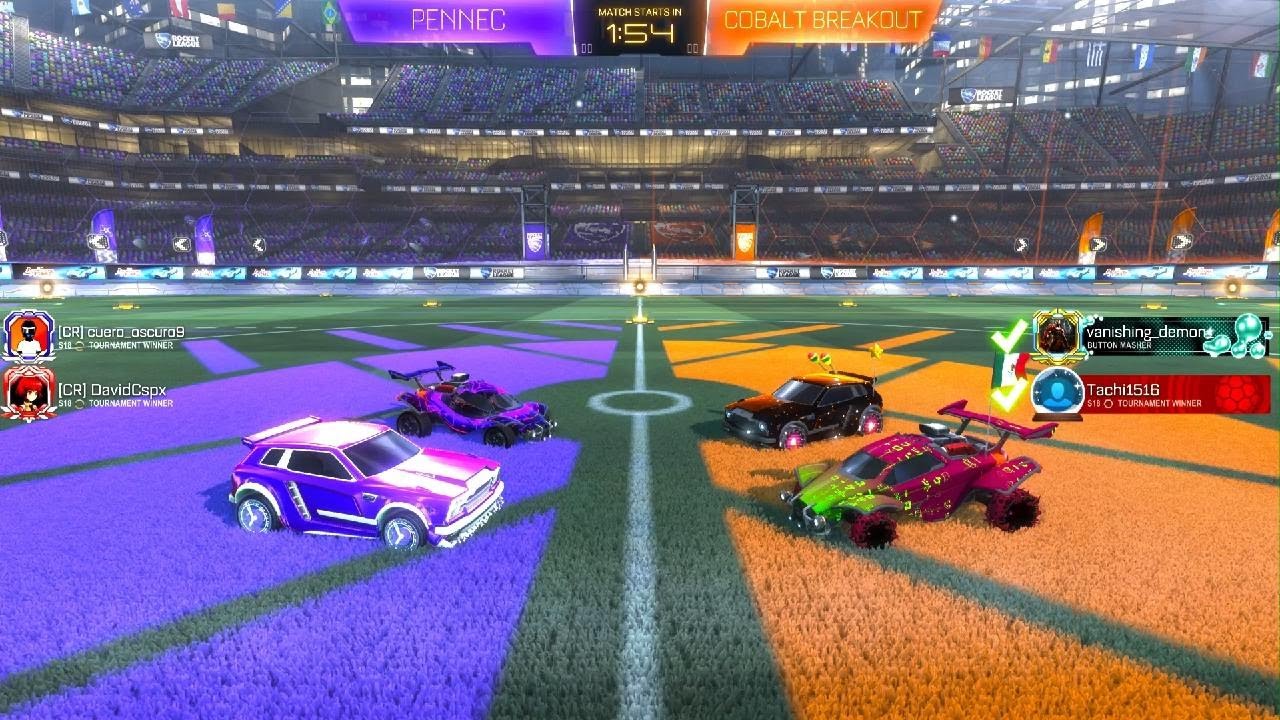 Rocket League First Tournament Win - YouTube