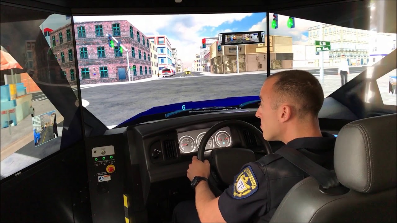 Delaware Police Department's Driver Simulator Training - YouTube